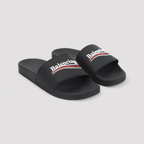 Balenciaga Pool Political Logo - Black