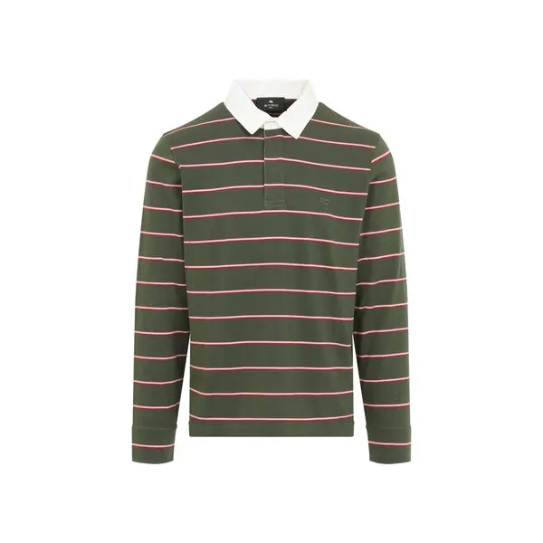 Etro L/s Striped Polo