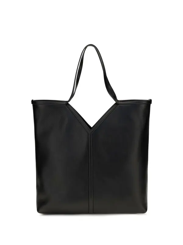 Saint Laurent Large Y Leather Tote Bag - Black