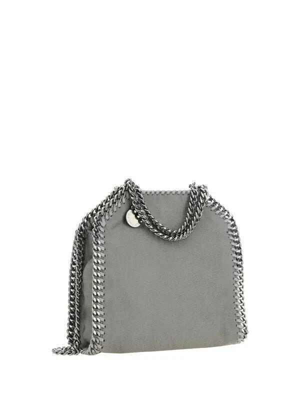 Stella McCartney Tiny Shaggy Handbag With Chain Trim