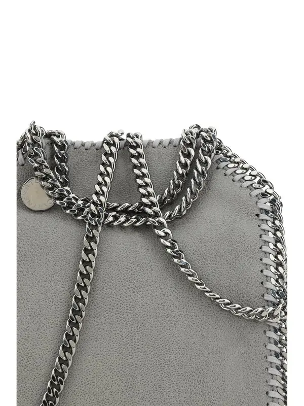 Stella McCartney Tiny Shaggy Handbag With Chain Trim