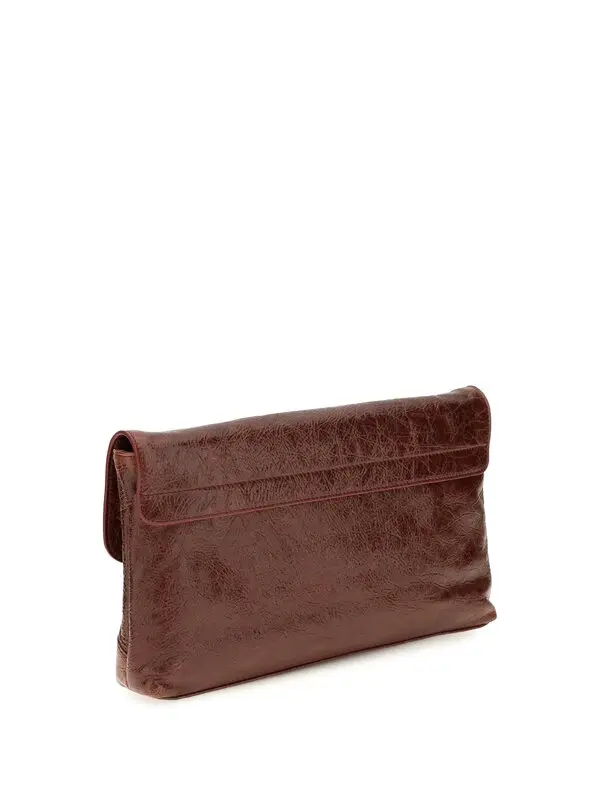 Balenciaga Le City Clutch In Lambskin - Multicolor