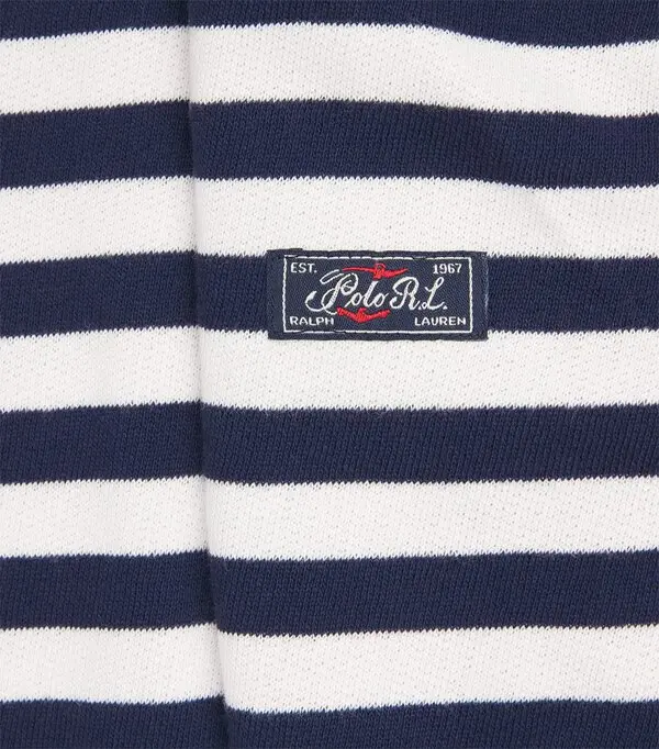 Polo Ralph Lauren Short Sleeve Striped Fleece Sweater
