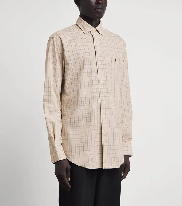 Polo Ralph Lauren Stretch-cotton Check Custom Fit Shirt