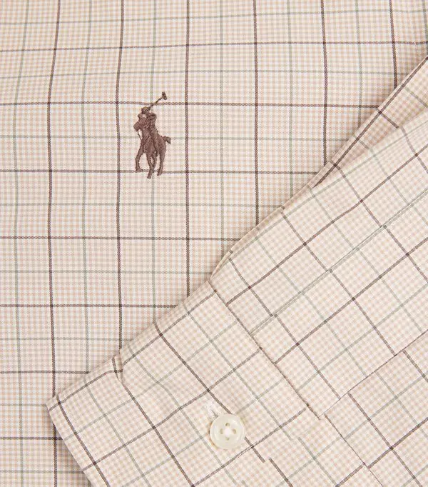 Polo Ralph Lauren Stretch-cotton Check Custom Fit Shirt