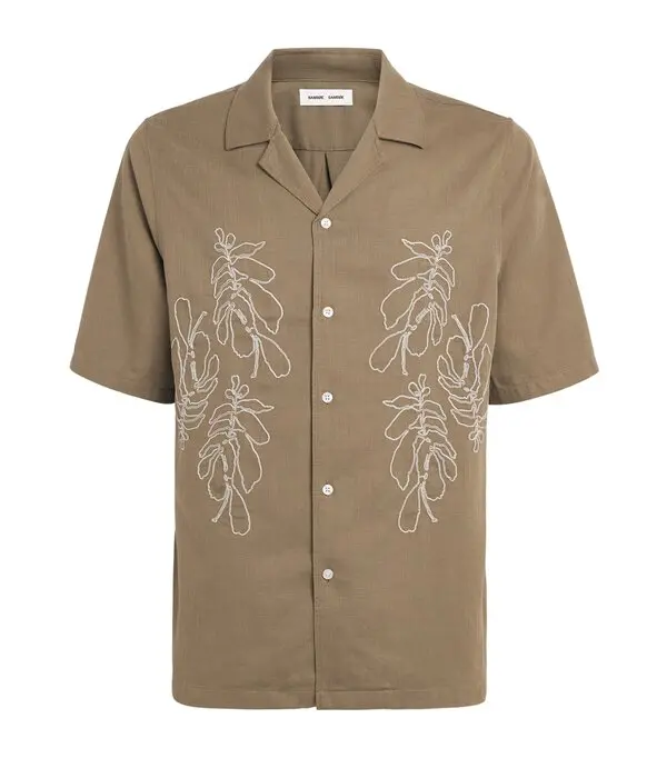 SAMSØE SAMSØE Embroidered Saoscar Shirt