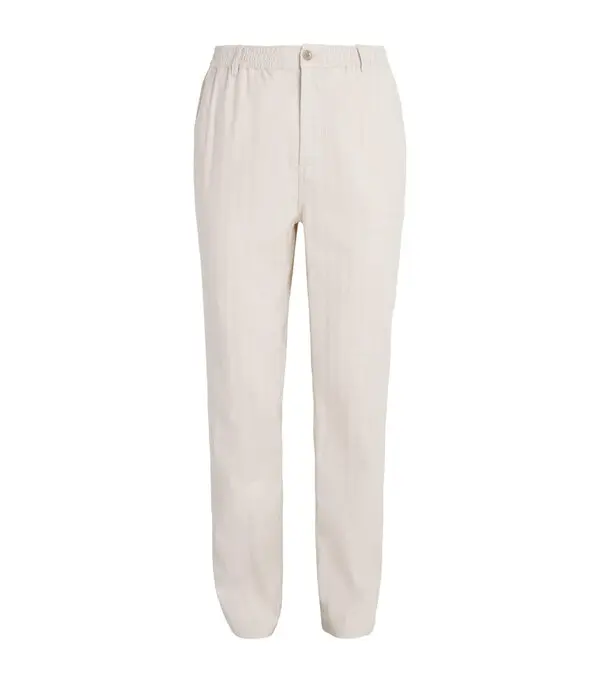 Paige Stretch-cotton-linen Eberton Trousers