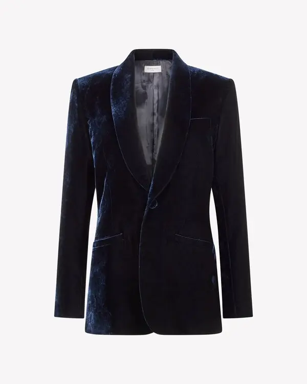 Serena Bute Velvet Blazer