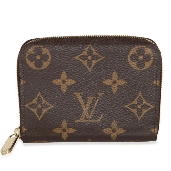 LOUIS VUITTON Monogram Canvas Zippy Coin Purse - Brown