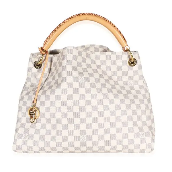 LOUIS VUITTON Damier Azur Canvas Artsy Mm Shoulder Bag