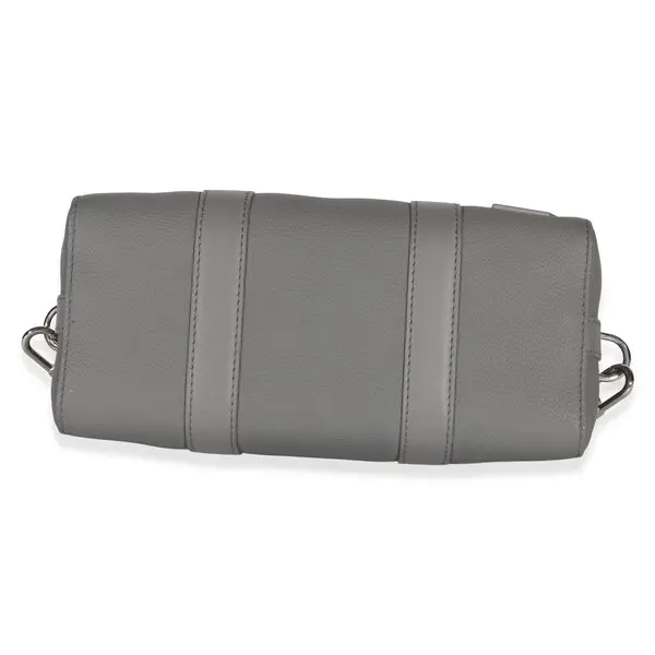 LOUIS VUITTON Grey Grained Calfskin Aerogram City Keepall - Gray