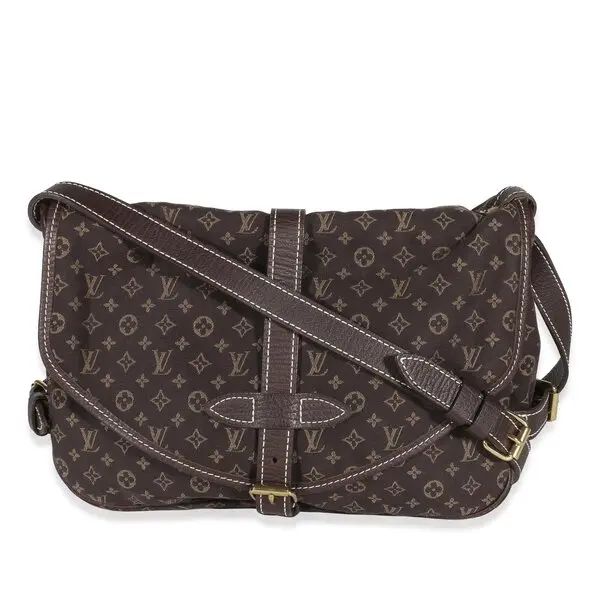LOUIS VUITTON Monogram Mini Lin Saumur