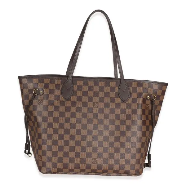 LOUIS VUITTON Damier Ebene Canvas Neverfull Mm - Brown