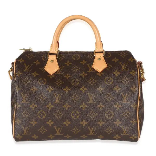 LOUIS VUITTON Monogram Speedy Bandouliere 30 - Brown