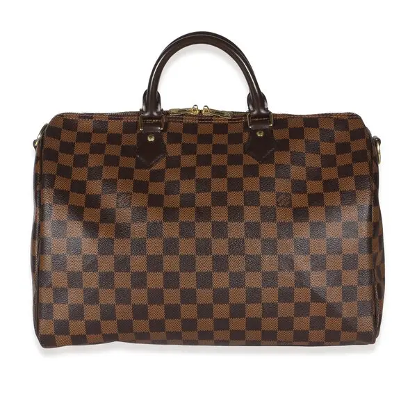 LOUIS VUITTON Damier Ebene Speedy Bandouliere 35 - Brown