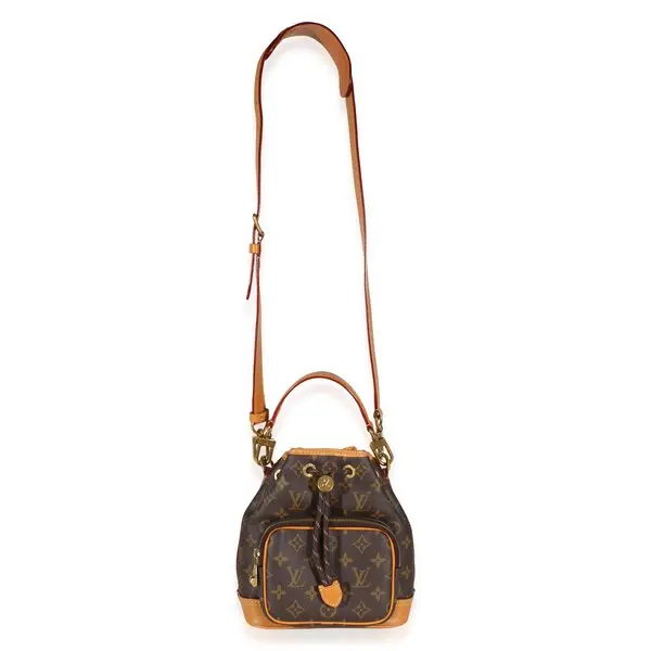 LOUIS VUITTON Monogram Canvas Noe Cargo Bucket Bag - Brown