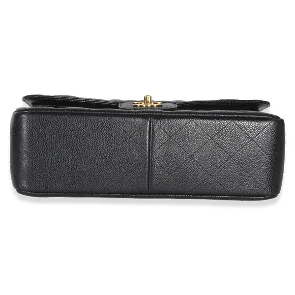 Chanel Quilted Caviar Jumbo Double Flap Bag