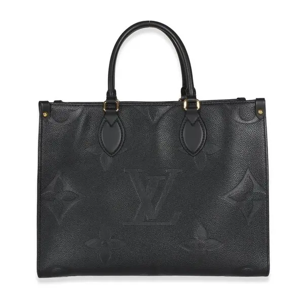 LOUIS VUITTON Giant Monogram Empreinte Onthego Mm - Black