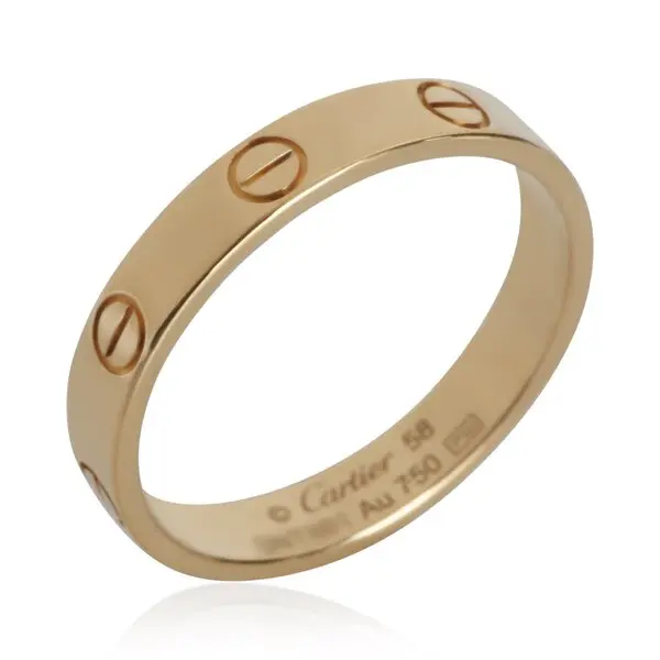 Cartier Yellow Gold Small Model Love Ring