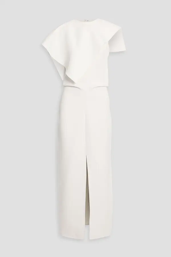 Proenza Schouler Selene Cape-effect Crepe Maxi Dress