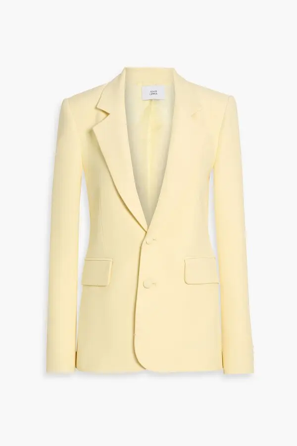 Adam Lippes Wool And Silk-blend Blazer