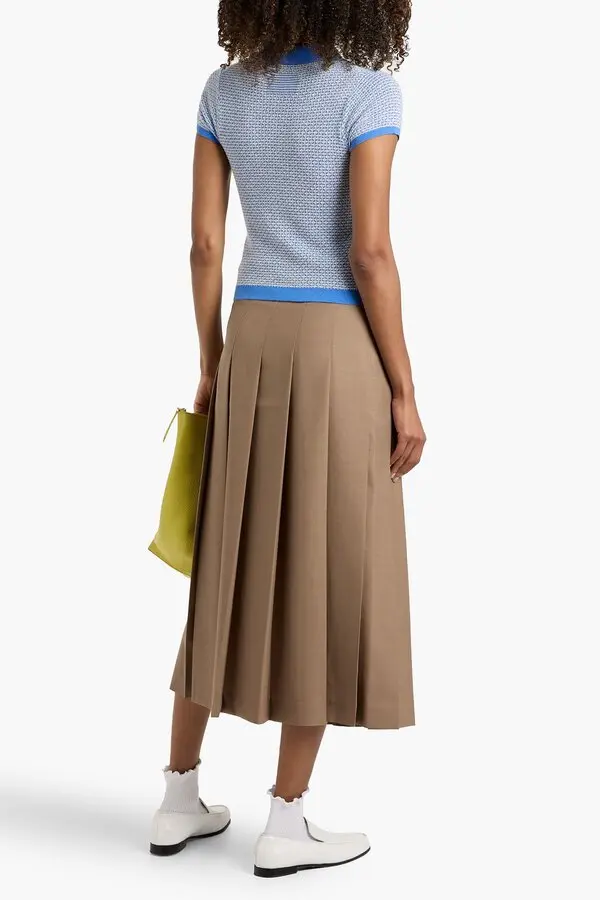 Guest In Residence Jacquard-knit Cashmere Polo Shirt