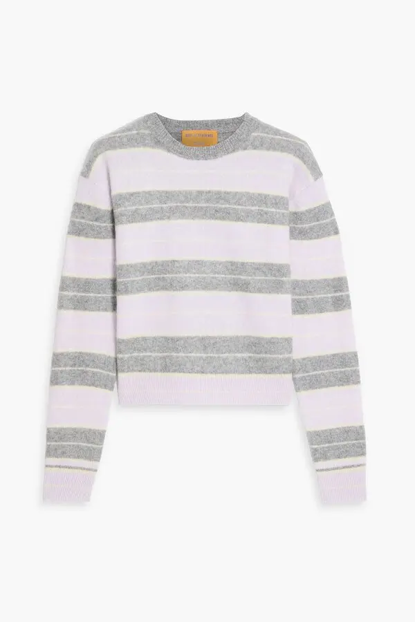 Guest In Residence Grizzly Striped Cashmere Sweater
