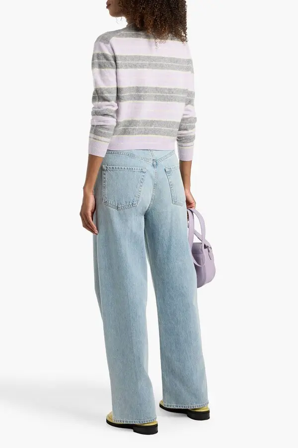 Guest In Residence Grizzly Striped Cashmere Sweater