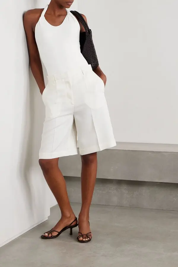 Tove Enya Twisted Halterneck Bodysuit In Stretch Jersey