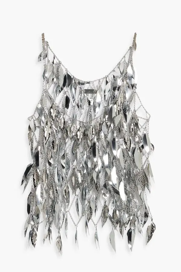 Rabanne Chainmail Tank - Silver