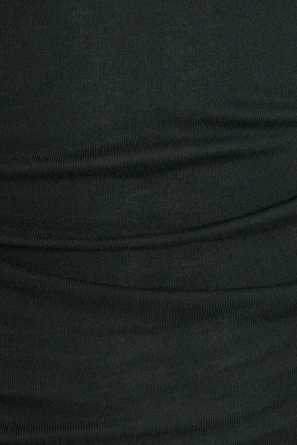 Theory Ruched Pima Cotton And Modalblend Jersey Top