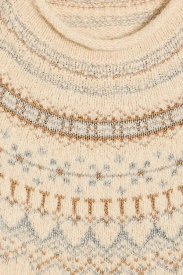 Guest In Residence Intarsia Wool-blend Sweater