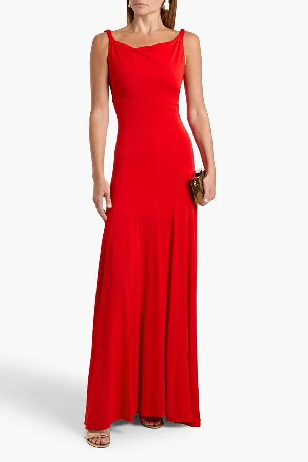 Alice + Olivia Noelia Twisted Maxi Dress