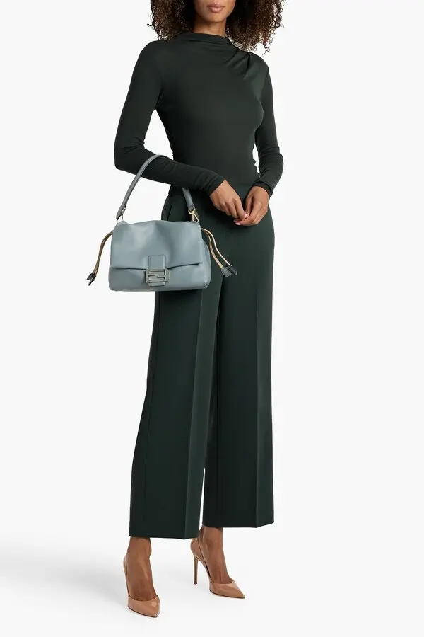 Theory Crepe Wide-leg Pants