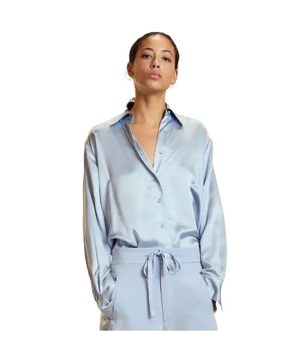 Cynthia Rowley Silk Button Up Shirt