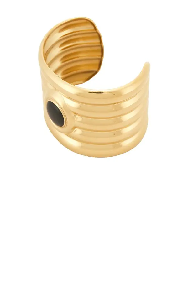 HEAVEN MAYHEM Clarke Cuff Bracelet In Metallic - Gold