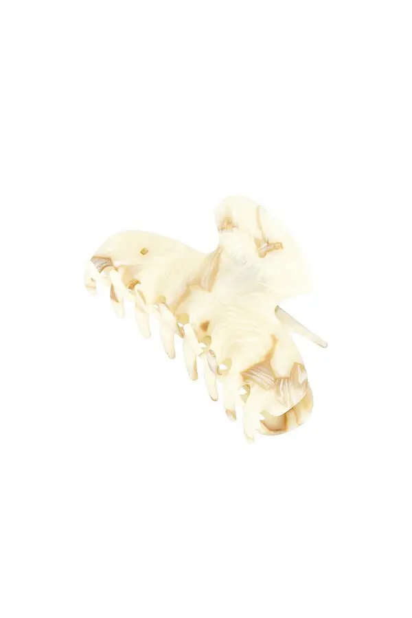 SOPHIE BUHAI Fan Shell Hair Claw In Ivory - Alabaster