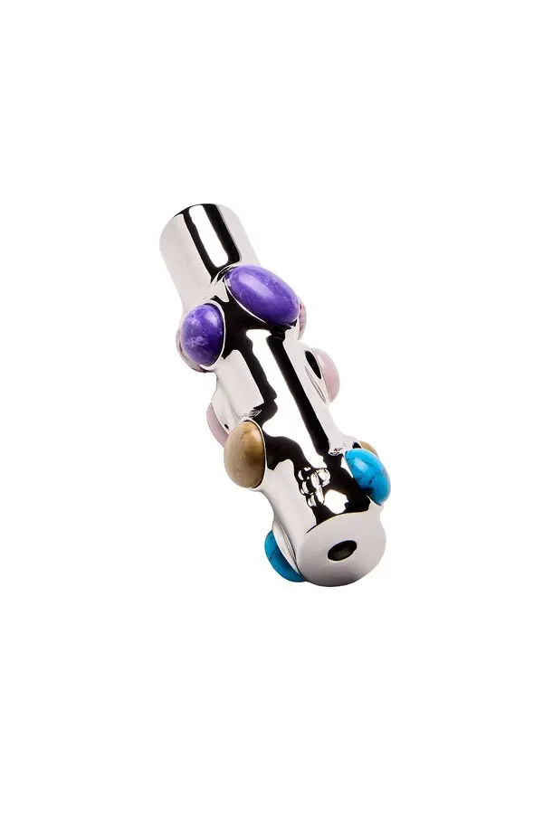 Edie Parker Stoned Lighter Case - Lapis