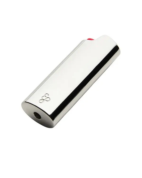 Edie Parker Little Gems Lighter Case - Pink Silver