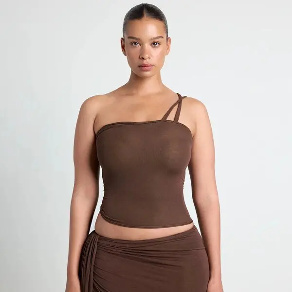 SKIMS Sheer Modal Top | Deep Neutral | | Vettese X