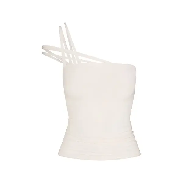 SKIMS Sheer Modal Top | White | | Vettese X