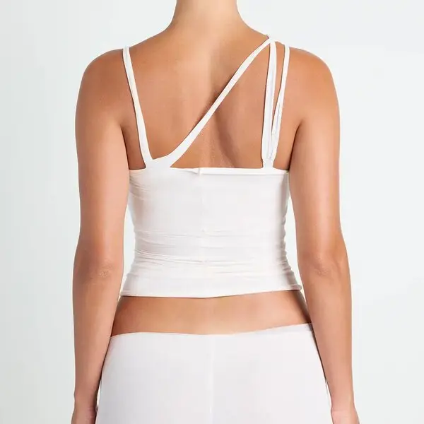SKIMS Sheer Modal Top | White | | Vettese X