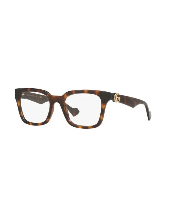 Gucci Rectangle Eyeglasses - Tortoise