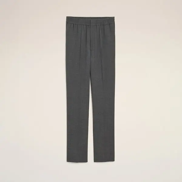 AMI Paris Grey Wool Trousers