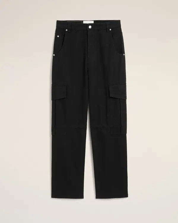 AMI Paris Baggy-fit Cargo Cotton Trousers