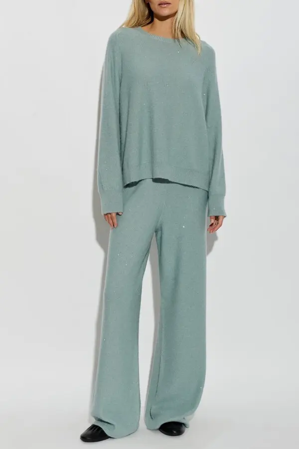 Fabiana Filippi Pants With Shimmering Sequins