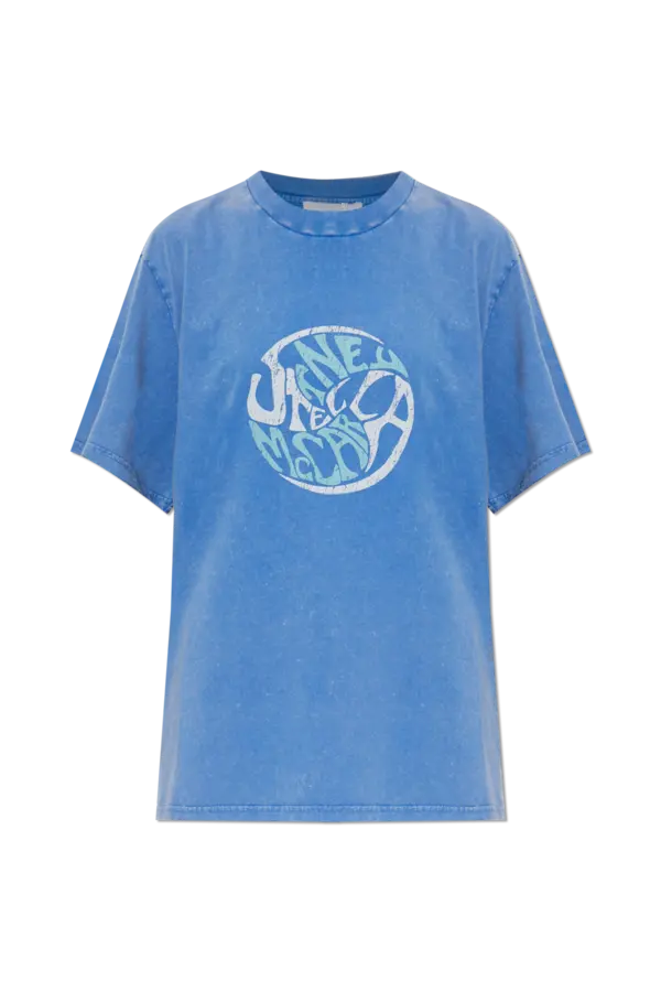 Stella McCartney T-shirt With Print - Blue