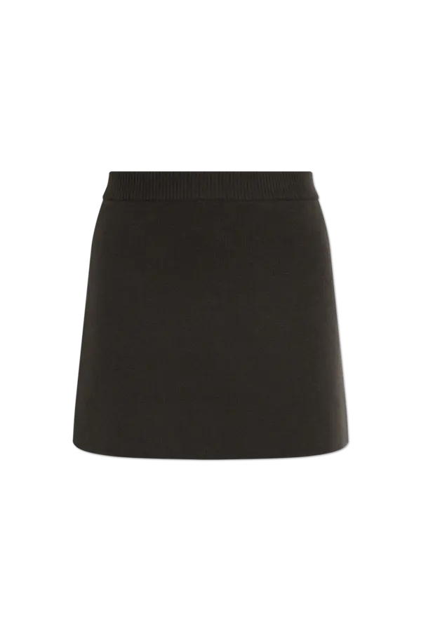 LISA YANG Clare' Cashmere Mini Skirt - Green