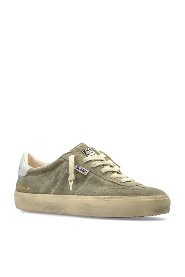 GOLDEN GOOSE Soul Star Suede Sneakers - Green