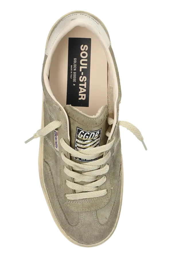 GOLDEN GOOSE Soul Star Suede Sneakers - Green